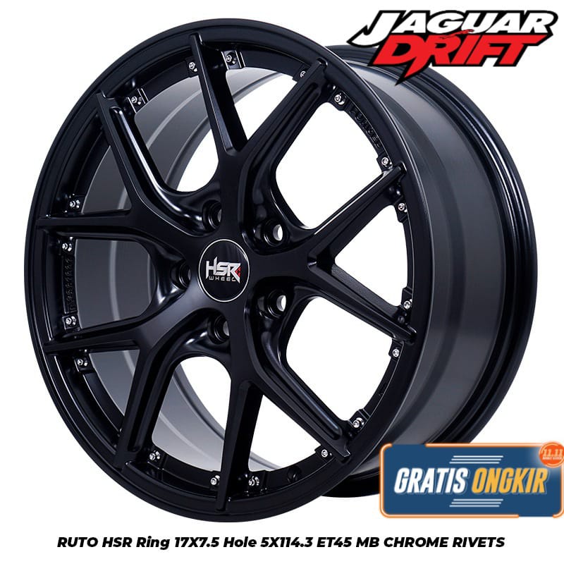 Jual Velg Ban Mobil Hsr RUTO Ring 17x7,5 pcd 5x114,3 Cocok Buat mobil kuda l300 sedona mazda3 ...