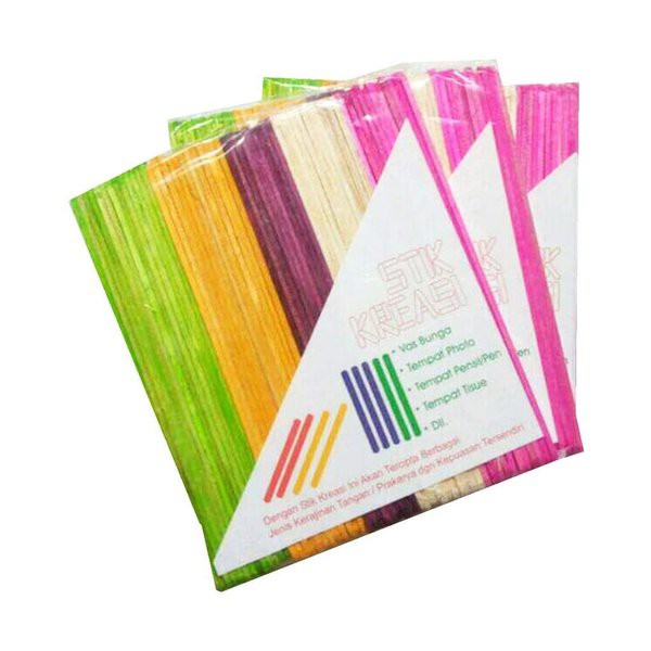 Jual [ PACK ] Stick Es Cream / Stik Es Krim Kreasi Kerajinan Warna ...