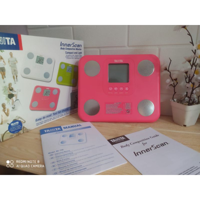 Jual timbangan badan digital tanita BC 730 hijau dan pink timbangan h*rbalife | Shopee Indonesia