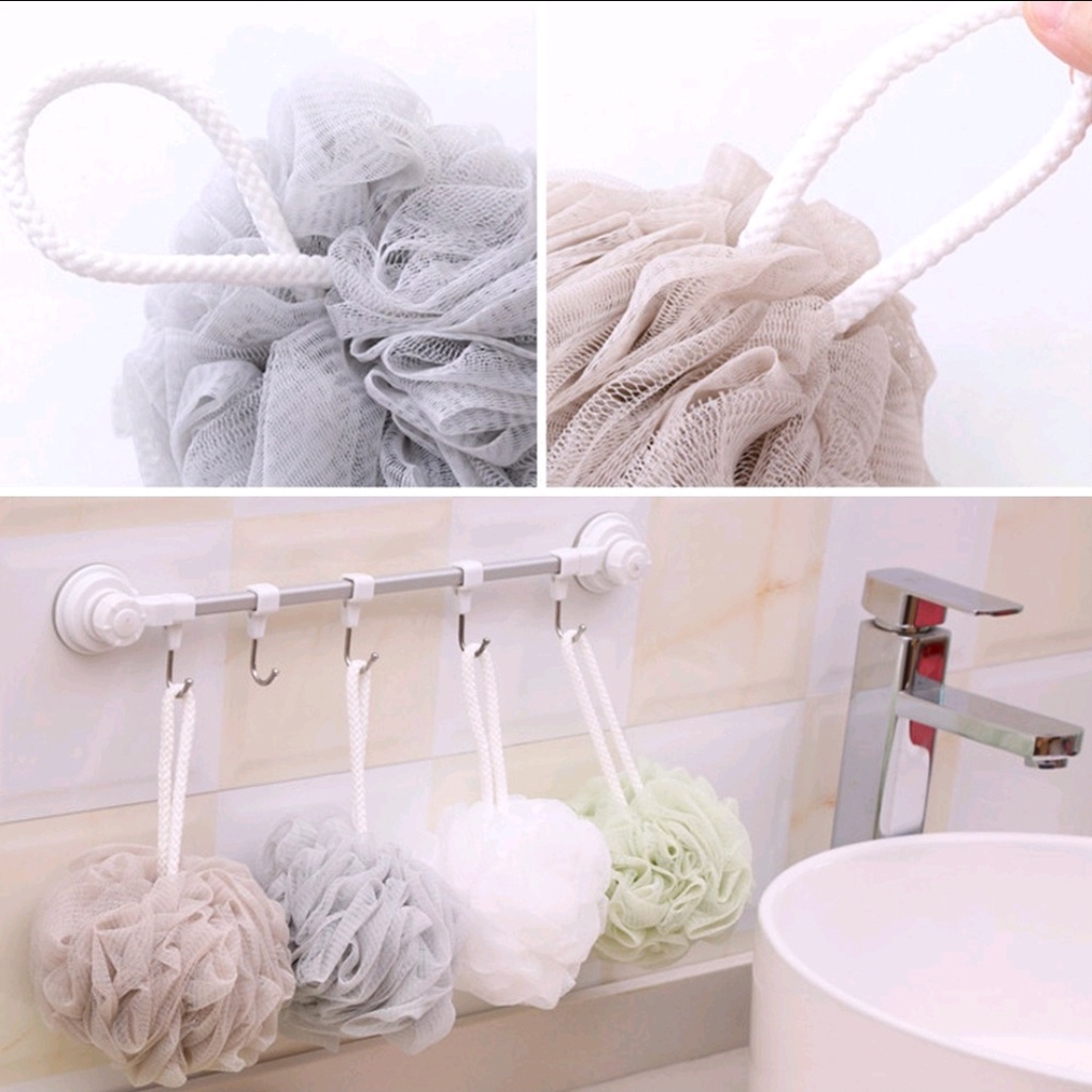 Jual Shower Puff Premium Spon Mandi Bath Sponge Spons warna Pastel ...
