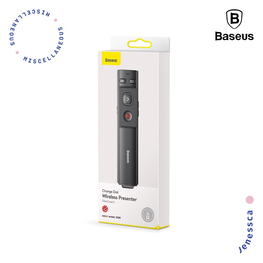 Jual Baseus Wireless Presenter Laser Pointer Presentasi 2.4GHz | Shopee ...