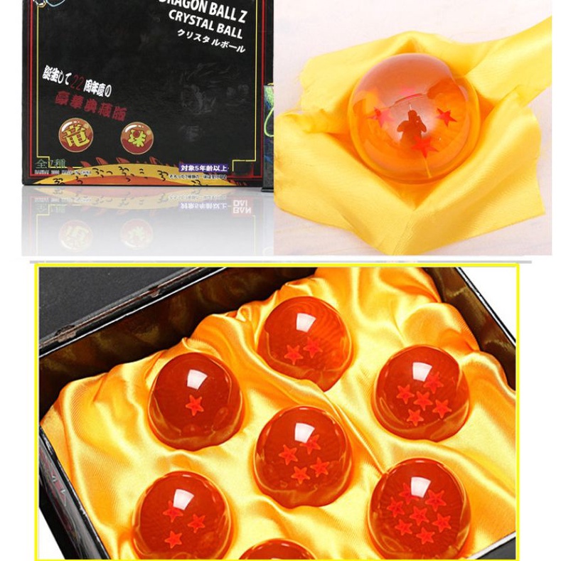 Jual bola naga dragon ball set figure dragon ball bola naga son goku ...