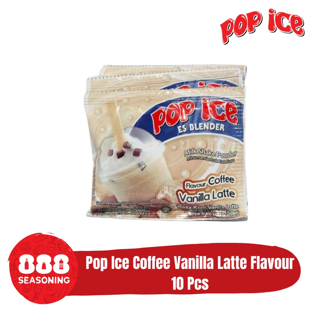 Jual POP ICE VANILLA LATTE FLAVOUR 10 SACHET | Shopee Indonesia