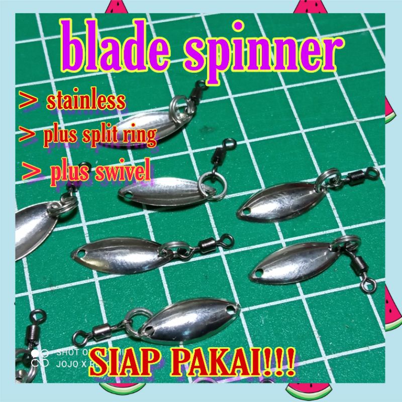 Jual single blade soft frog Spinner bait SIAP PAKAI untuk umpan pancing ...
