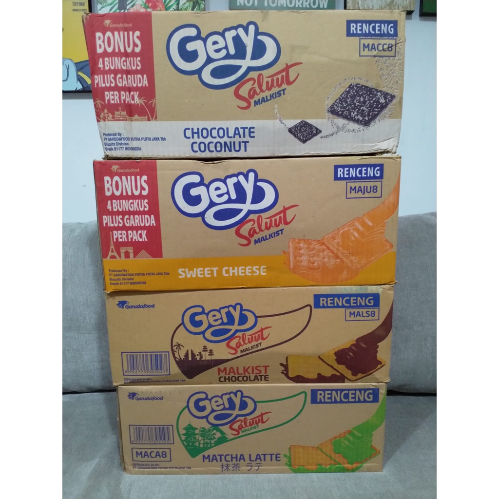 Jual Gery Malkist Sachet Renceng DUS 6 x 20 x 18g per KARTON | Shopee Indonesia