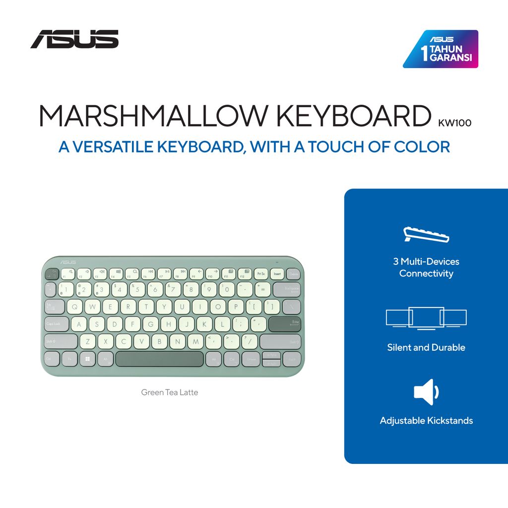 Jual ASUS Marshmallow Keyboard KW100 | Shopee Indonesia