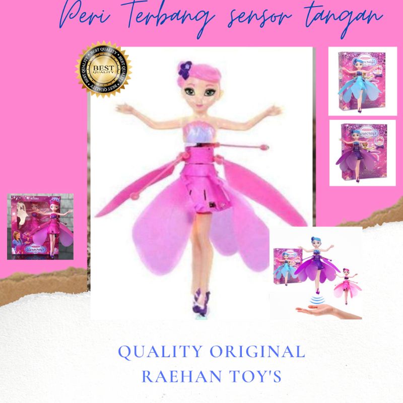 Jual peri terbang sensor tangan/mainan peri terbang | Shopee Indonesia