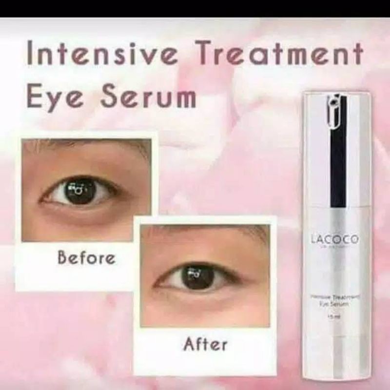 Jual Lacoco intensive treatment eye serum-Eye serum mata kendor-Mata ...