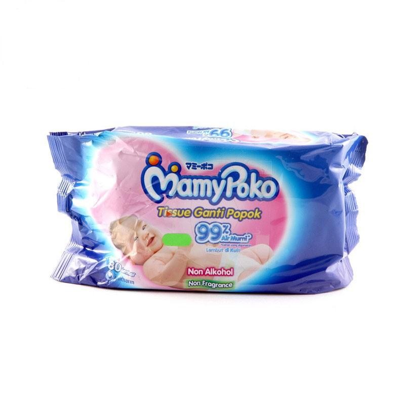 Jual Mamy Poko Tissue Ganti Popok Non Alkohol Non Fragrance 80s ...