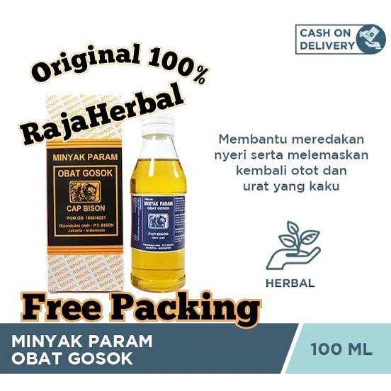 Jual MINYAK PARAM OBAT GOSOK BISON / MINYAK PARAM BISON 100 ML UNTUK ...