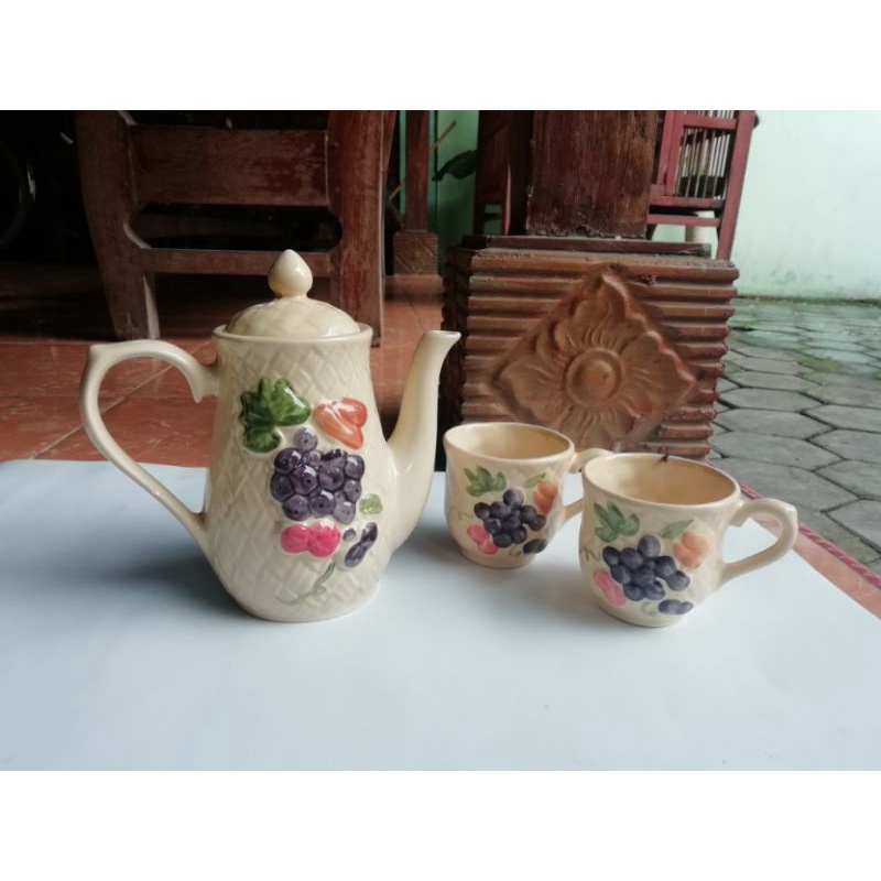 Jual Promo!!! Teko Keramik Set/Teko Kaca | Shopee Indonesia