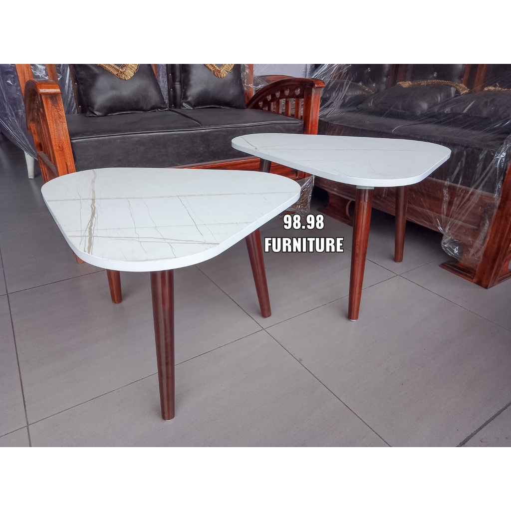 Jual Meja Tamu Minimalis 2 in 1 Motif Marble - Meja Tamu Bentuk ...