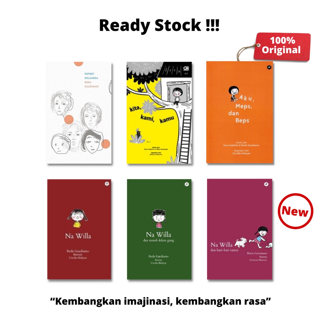 Jual Buku Reda Gaudiamo/Potret Keluarga/Kita, Kami, Kamu/Aku, Meps, dan ...