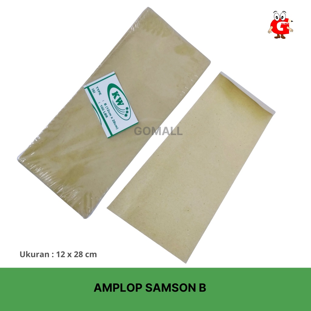 Jual Amplop Uang / Amplop Cokelat Samson B | Shopee Indonesia