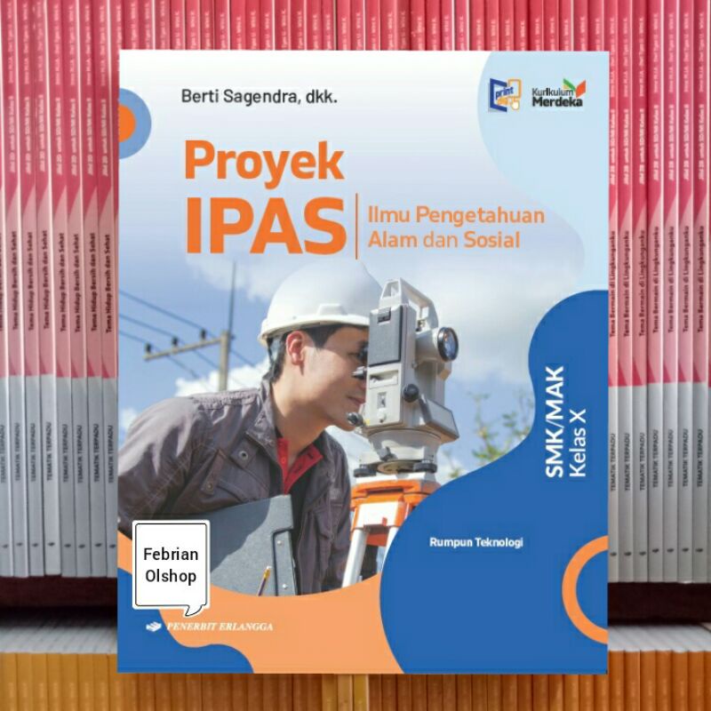 Jual BUKU PROYEK IPAS SMK/MAK KELAS 10 (X) KURIKULUM MERDEKA ERLANGGA ...