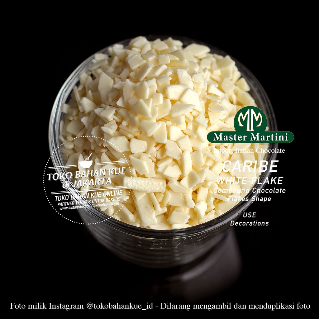 Jual Master Martini Caribe White Flake 100gr Chocolate Flakes White ...