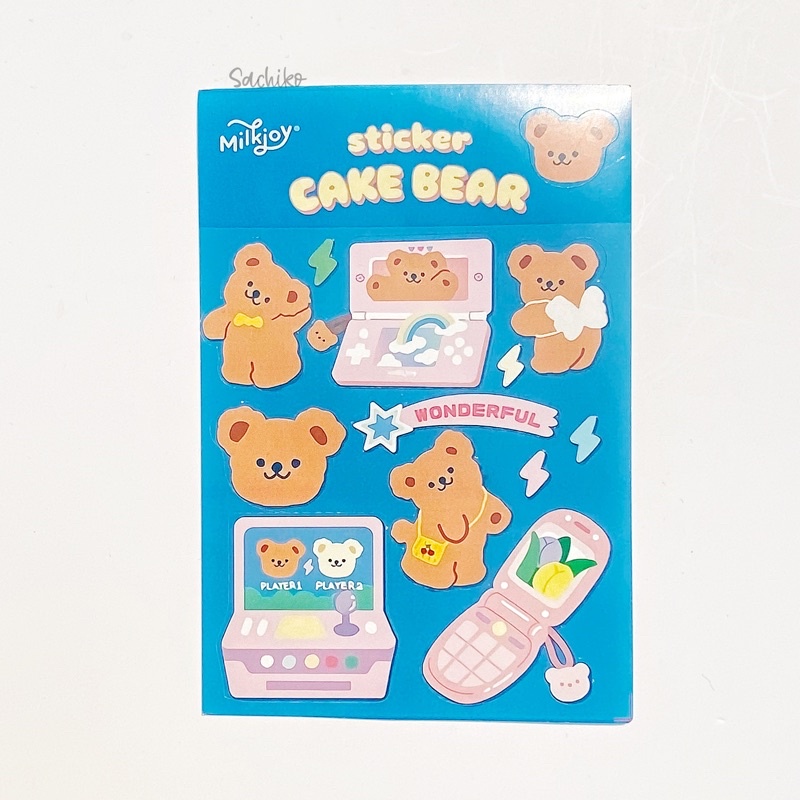 Jual bear aesthetic sticker beruang anti air | Shopee Indonesia