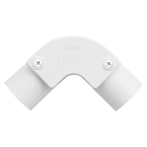 Jual Elbo Sambungan Pipa PVC Conduit Elbow Inspection Siku 20mm BOSS ...