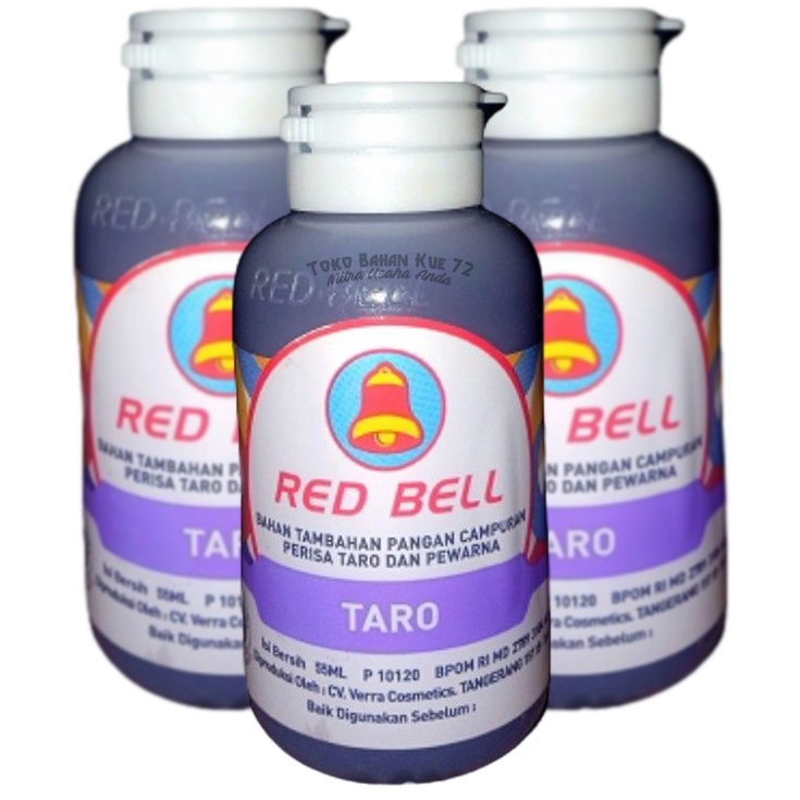 Jual Red Bell Pasta Taro 55ml RedBell Perisa Taro dan Pewarna Makanan ...