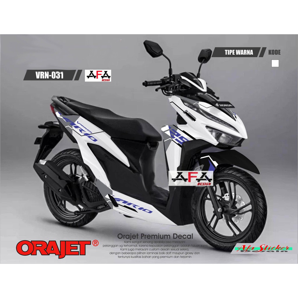 Jual Stiker Motor - DECAL Sticker - Stiker Full Body for HONDA NEW ...