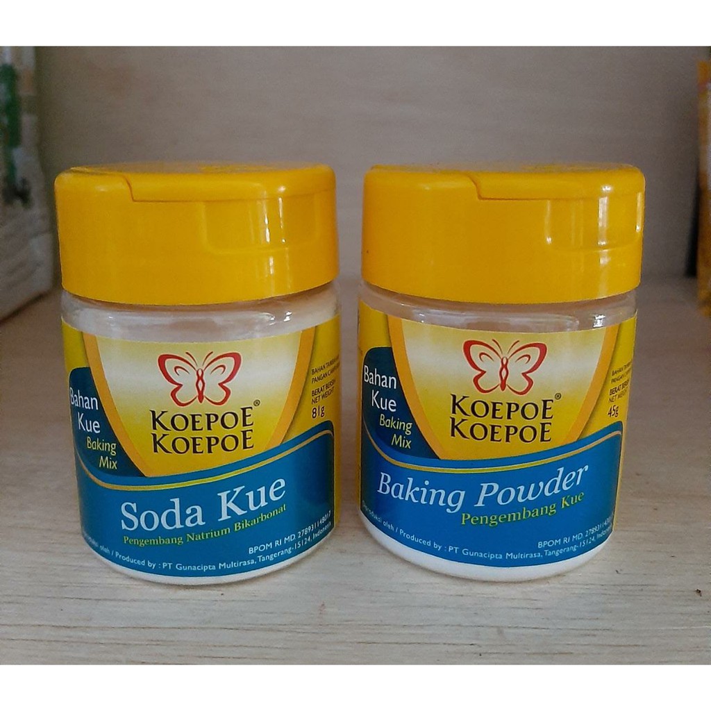 Jual Kupu2 Soda Kue 81 gr & Baking Powder 45 gr / Bahan Kue Koepoe ...