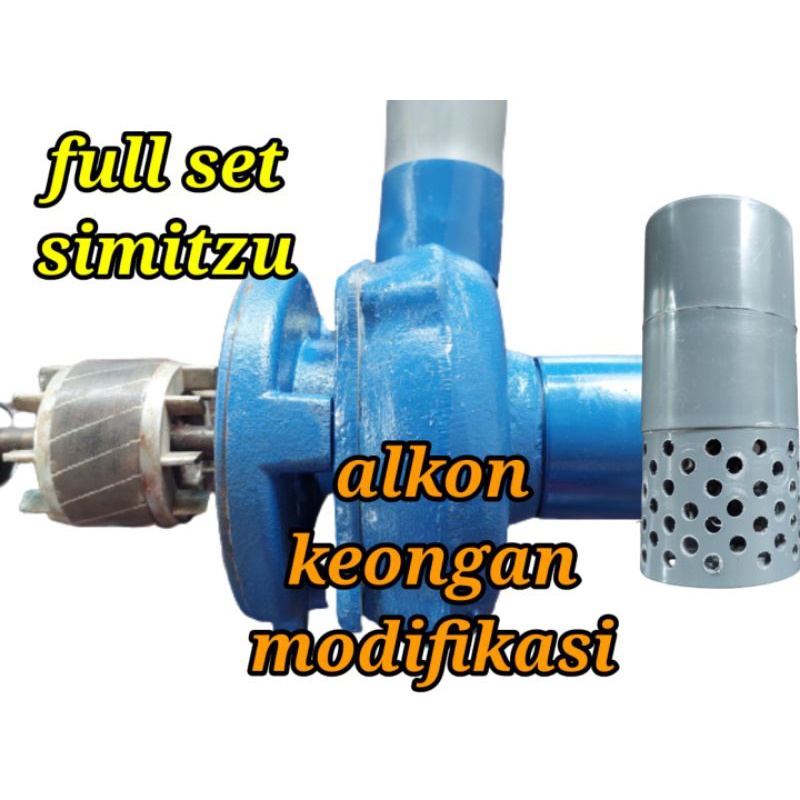 Jual alkon pompa air modifikasi full set cor aluminium + tusen klep | Shopee Indonesia