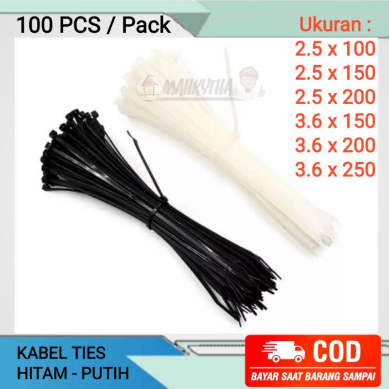 Jual kabel tie/kabel ties/cable tis/tali tis/tali pengikat/kabel tis ...