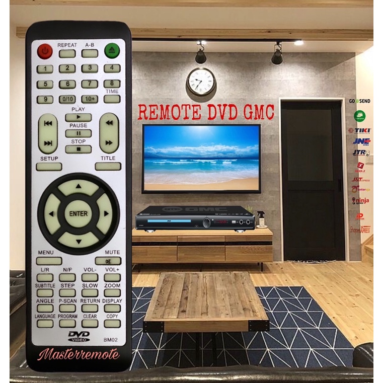 Jual Remot remote DVD GMC/ILUV/GAMMA/ZUMATSU/TONZU/TECKYO | Shopee ...