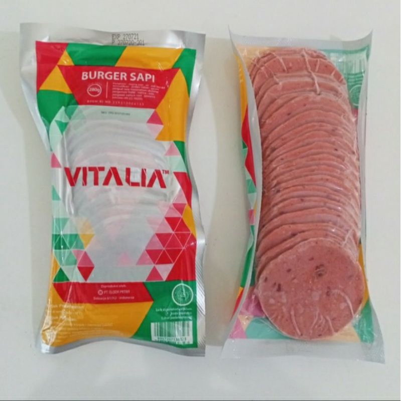 Jual Vitalia Daging Sapi Burger Mini 280gr isi 20 | Shopee Indonesia