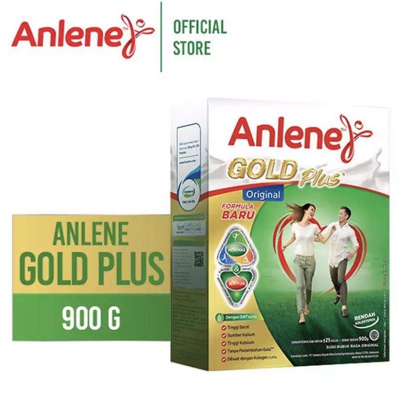 Jual ANLENE GOLD PLAIN 900G /BOX | Shopee Indonesia