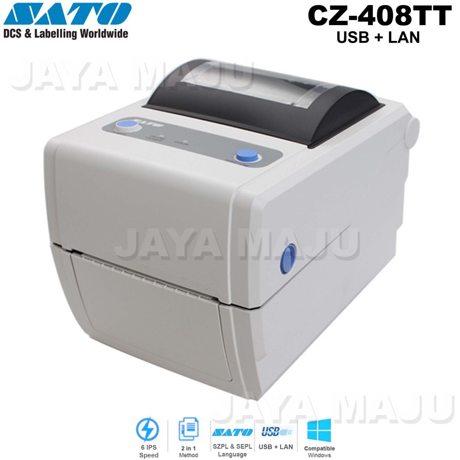 Jual Printer Barcode SATO CZ 408 CZ-408 CZ408 / 412 CG408E TT Pengganti SATO CG408 CG 408 CG-408 ...