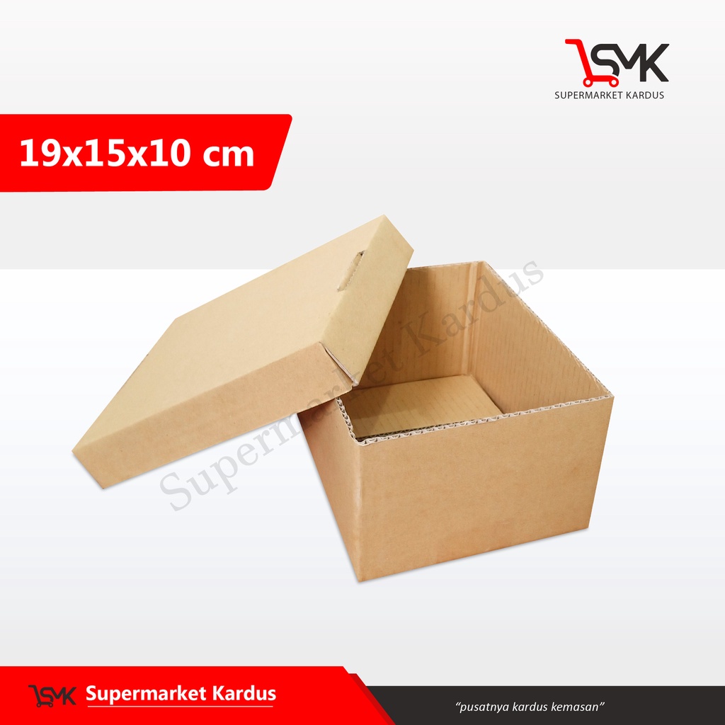 Jual Kardus / Box 19x15x10 cm (Top/Bottom) | Shopee Indonesia