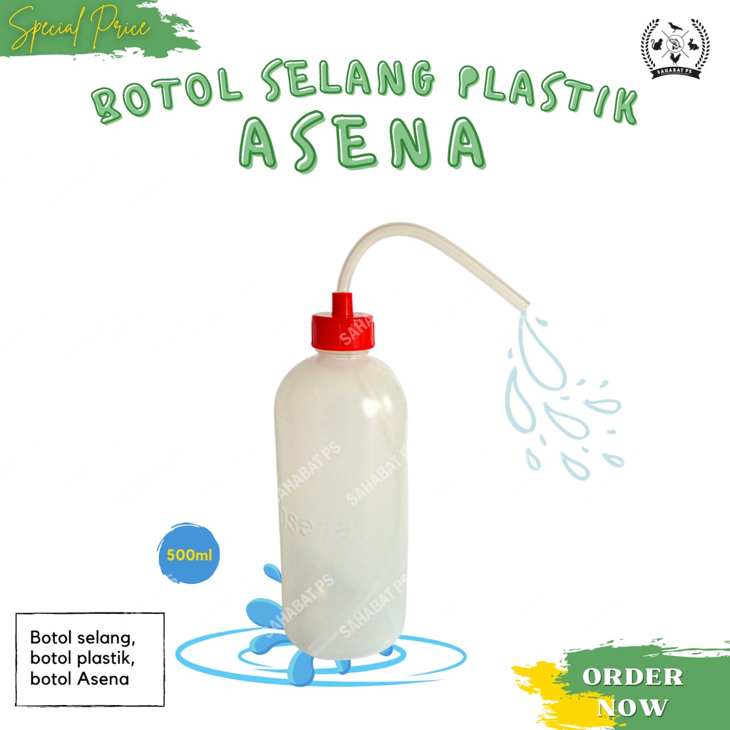 Jual BOTOL SELANG BOTOL ISI ULANG MINUM BURUNG 500ml | Shopee Indonesia