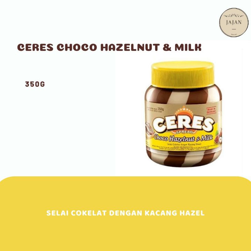Jual Ceres Milk Choco Hazelnut & Milk 350 Gram | Shopee Indonesia