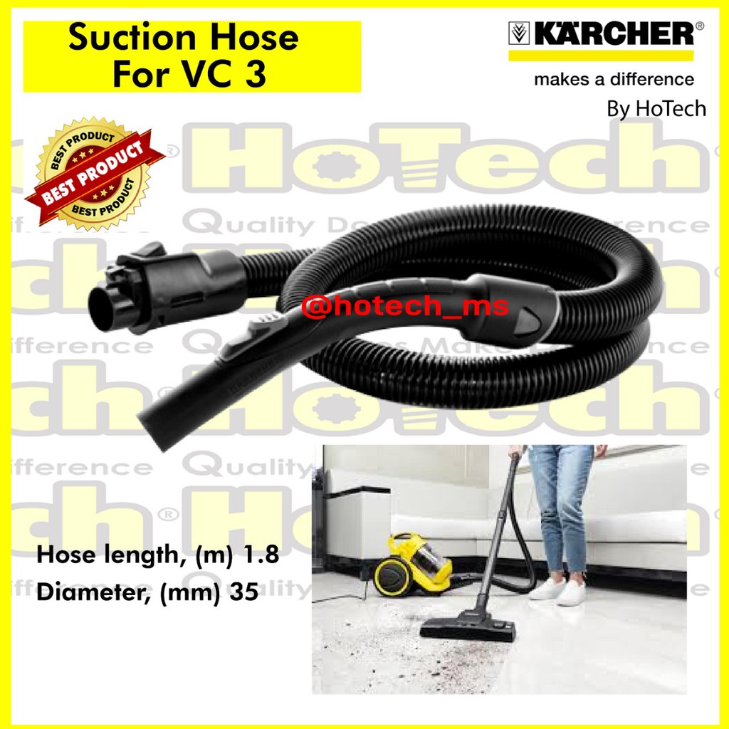 Jual Selang Hisap Vacuum Cleaner VC 3 | Karcher Suction Hose For VC 3 ...