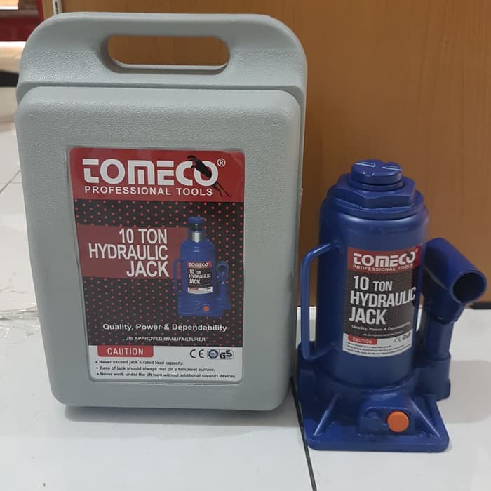 Jual Tomeco Dongkrak Botol 10 Ton hydraulic jack 10t bottle jack ...