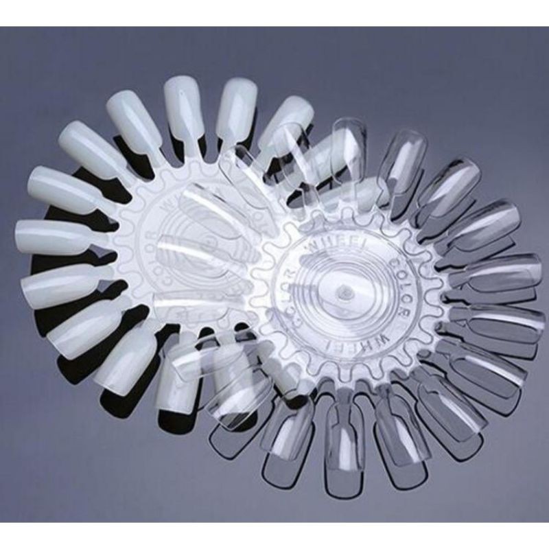 Jual Wheel Nail Polish Color Chart / nail display wheel / display color ...