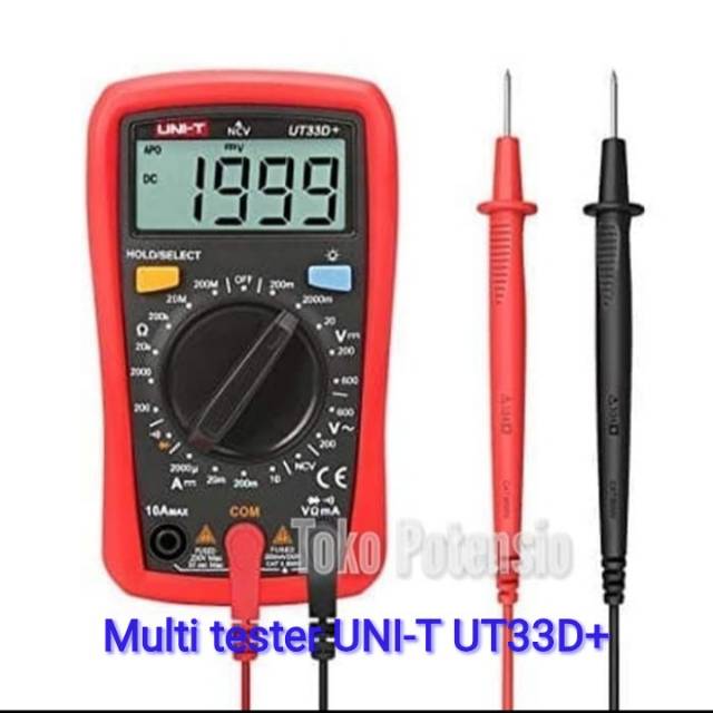 Jual MULTI TESTER UNI-T UT33D+ DIGITAL | Shopee Indonesia