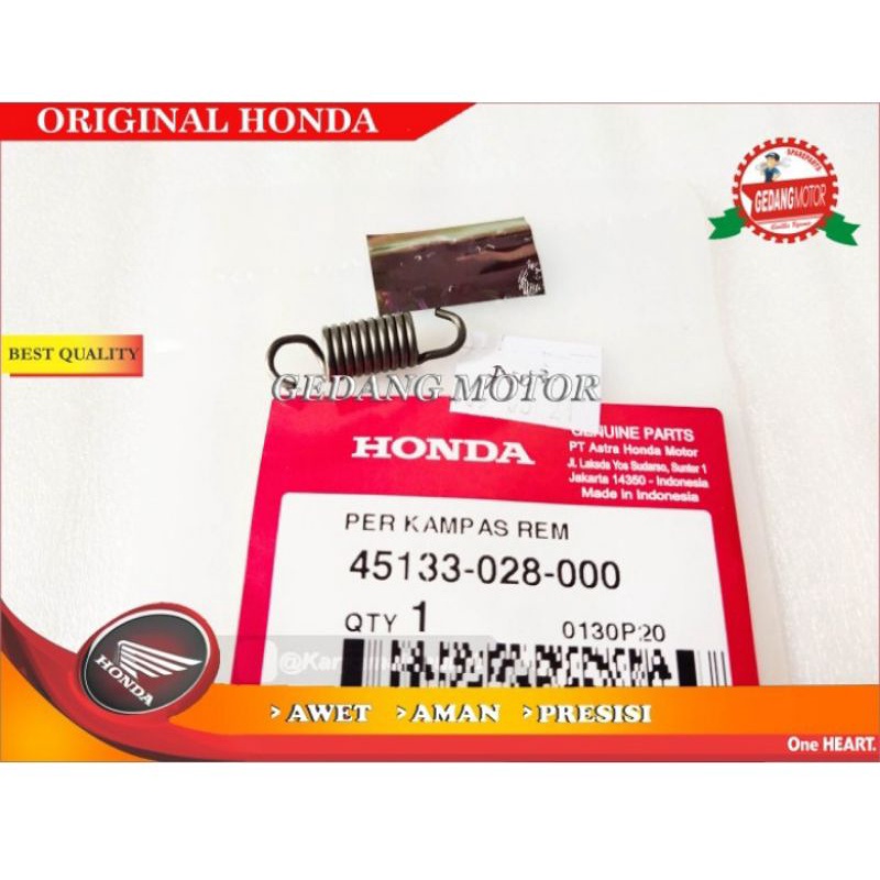 Jual PER PIR KAMPAS REM TROMOL BEBEK GRAND SUPRA SUPRA X125 KARISMA ...