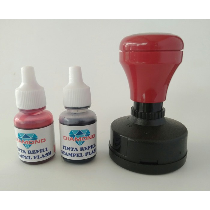 Jual Tinta Refill Stampel Flash / Tinta Isi Ulang Stempel Otomatis ...