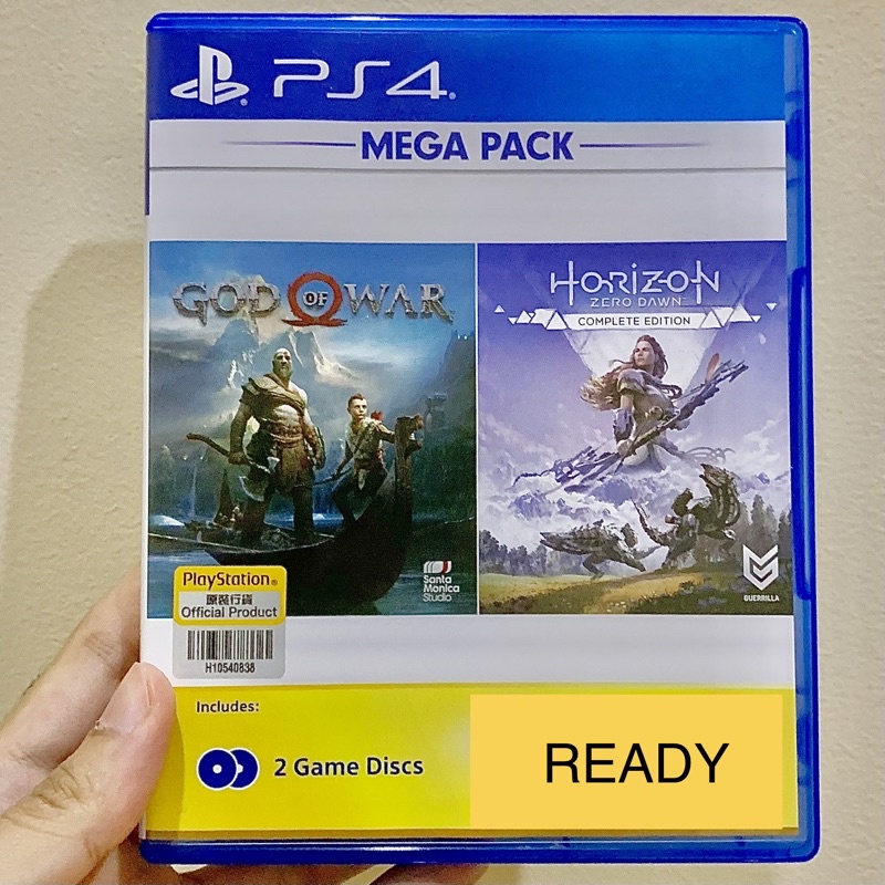 Jual Kaset Ps4 Mega Pack God of War Horizon Zero Dawn Down Ps 4 ...