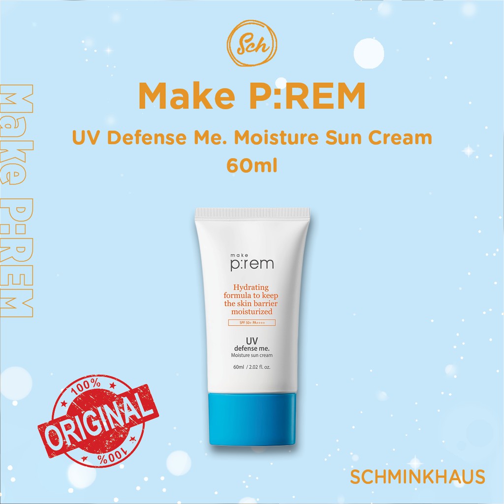 Jual Makeprem / Makep:rem / Make prem UV Defense Me. Moisture Sun Cream 60ml | Shopee Indonesia