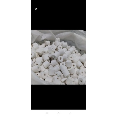 Jual Bioring Bio Ring Ceramic Ring Bio Filter Aquarium Kolam 20kg/ 1 ...