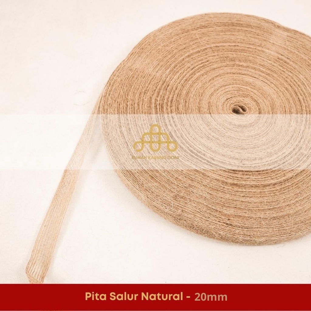 Jual Pita Goni Salur Natural Lebar 1cm 2cm 3cm 3,8 cm - Pita Imlek ...