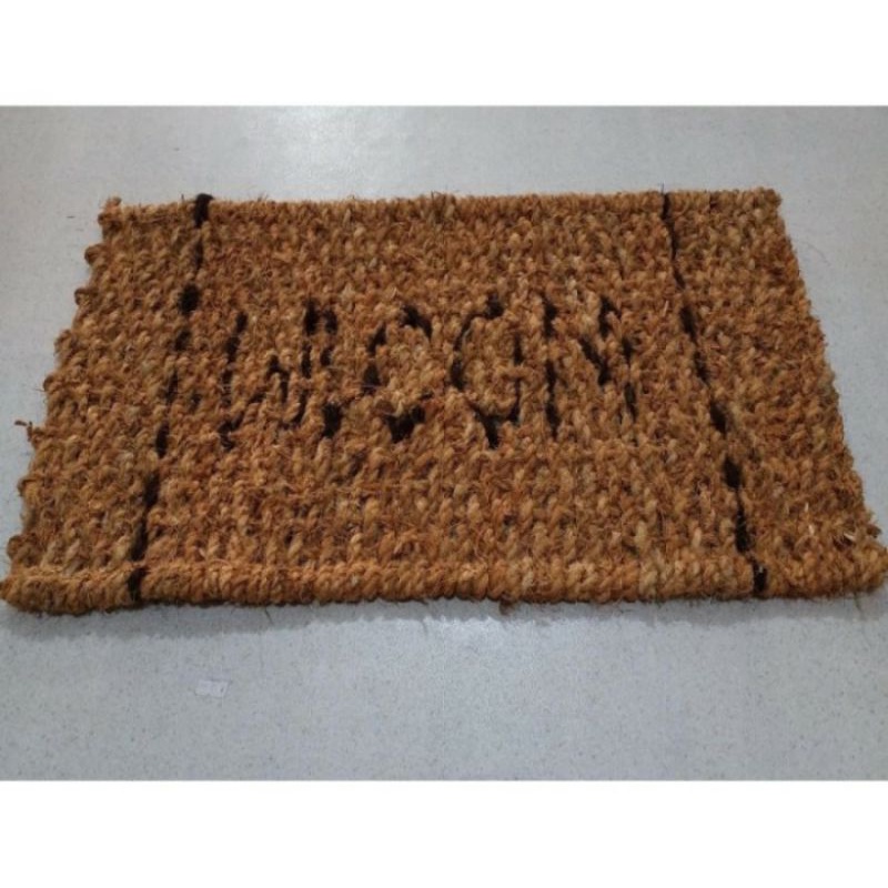 Jual Keset Sabut Kelapa Keset Ijuk Serabut WELCOME Ukuran 40x60x2cm ...
