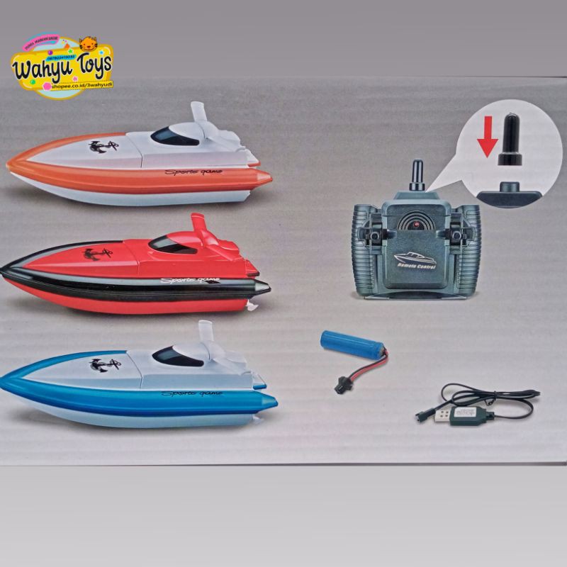 Jual MAINAN RC KAPAL REMOT CONTROL SPEED BOAT | Shopee Indonesia
