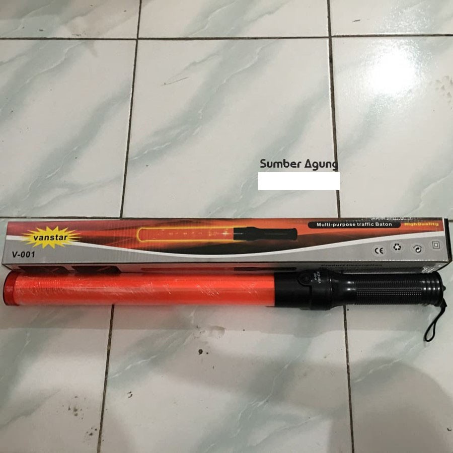 Jual Senter Parkir Panjang V001 Vanstar Warning LIght Merah Lampu Tanda ...