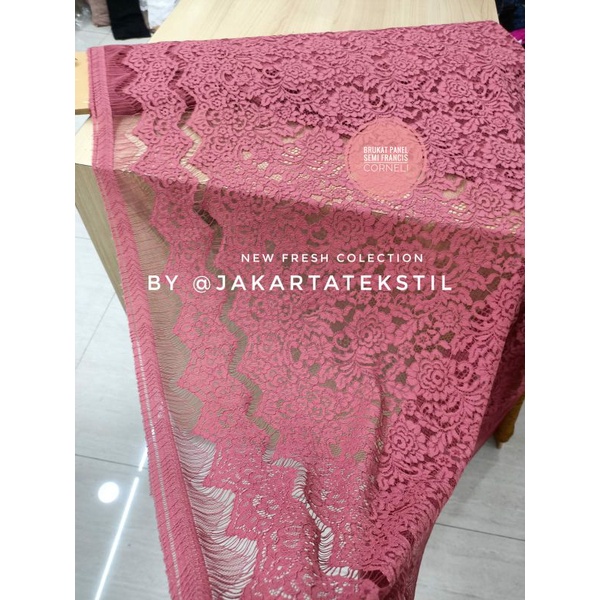Jual [ 456 ] BAKAL KAIN BROKAT / BRUKAT PANEL SEMI FRANCIS SOLTIS ...