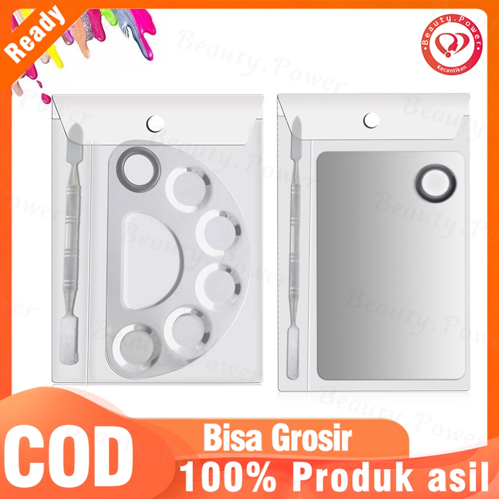 Jual Mixing Palette Mixing Pallete Mixing Pallet Spatula Stainles ...