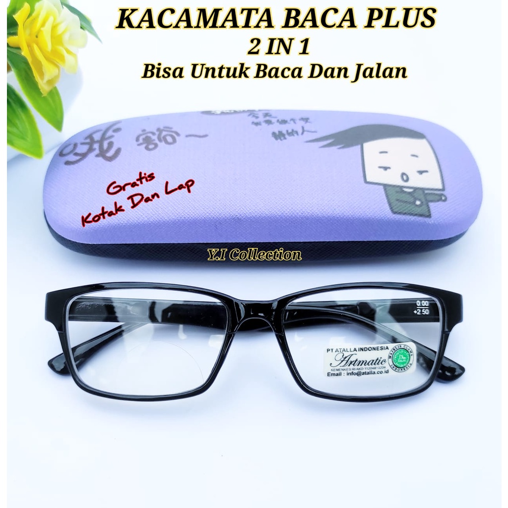 Jual COD Kacamata Baca Untuk Umur 45 Tahun Ke Atas 2 Fungsi Bisa Untuk ...
